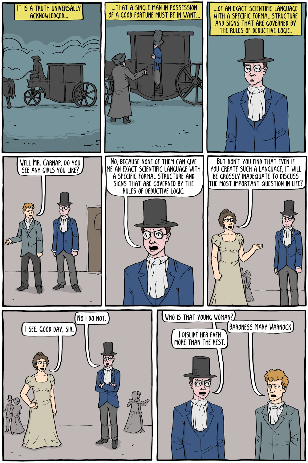 Rudolf Carnap Existential Comics